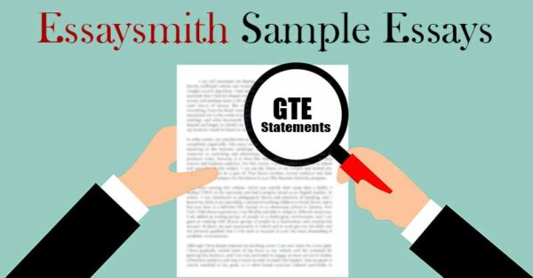Sample GTE Statements - Essaysmith