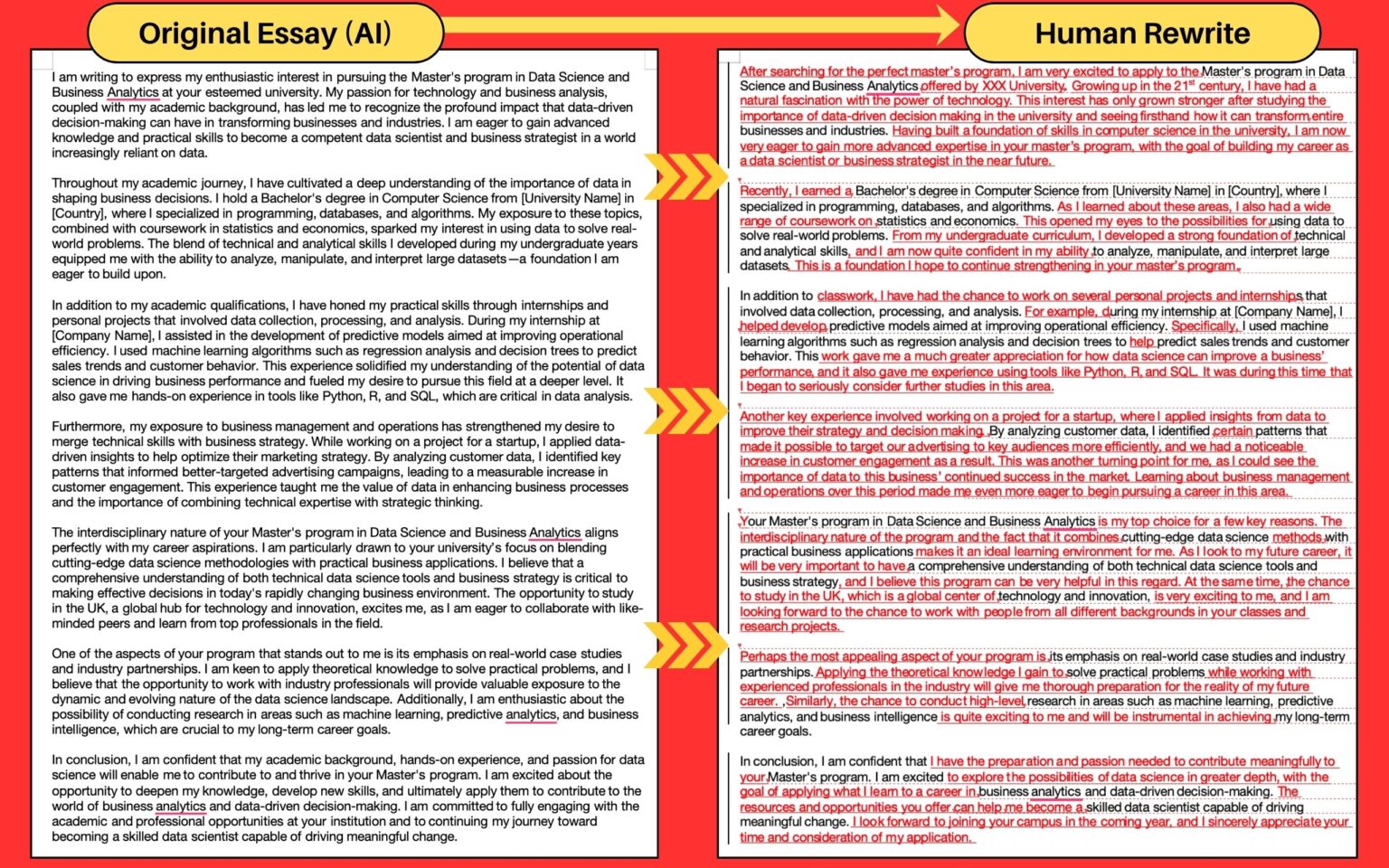 Human Rewriting of AI Essays: A Sample Essay - Essaysmith